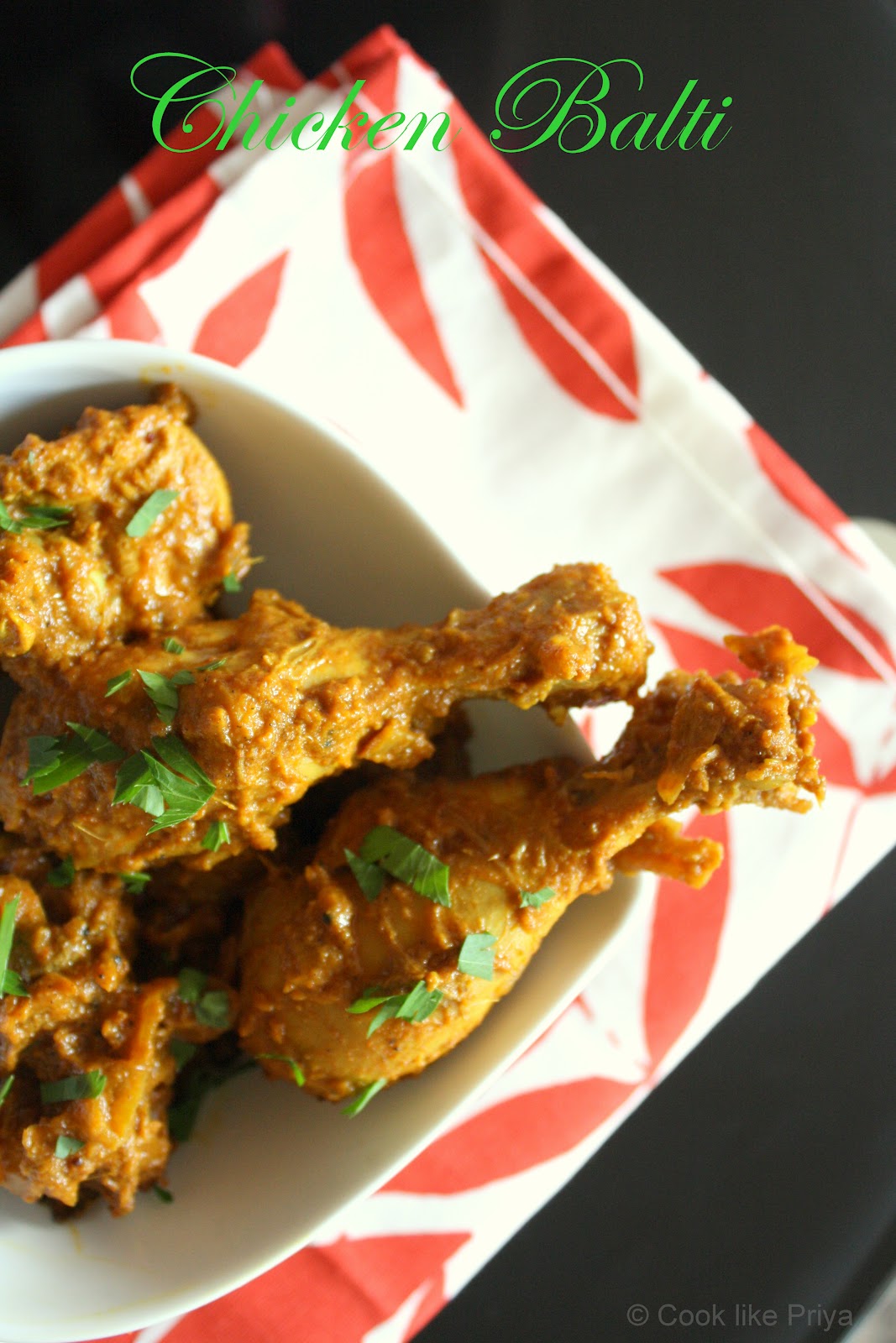 Cook like Priya: Chilli Chicken Balti