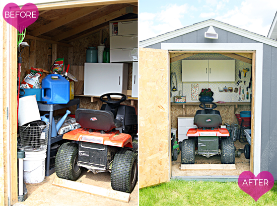 IHeart Organizing: An Organized Garden Shed