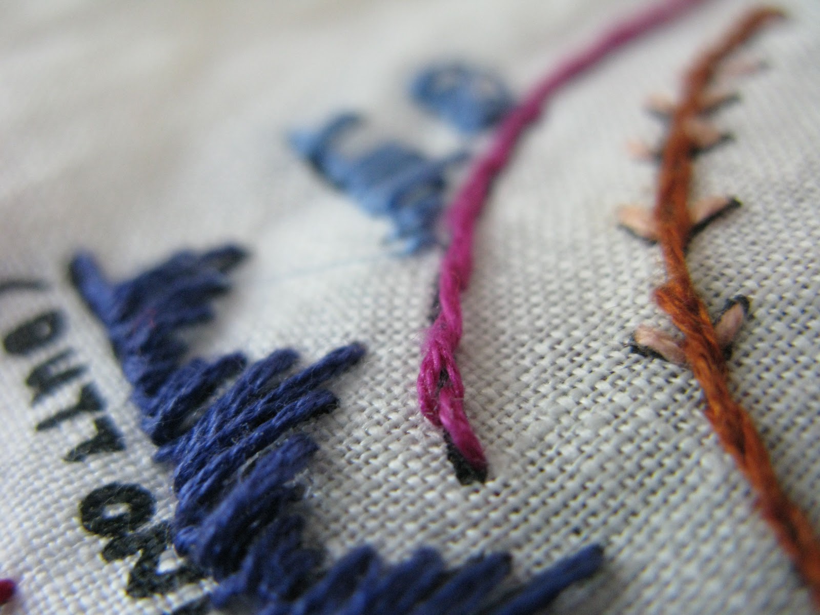 Sew Nancy: drop cloth stitch sampler