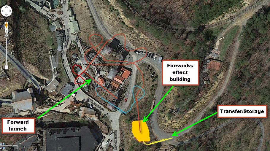 Amusement Authority: Dollywood's FireChaser Express Layout