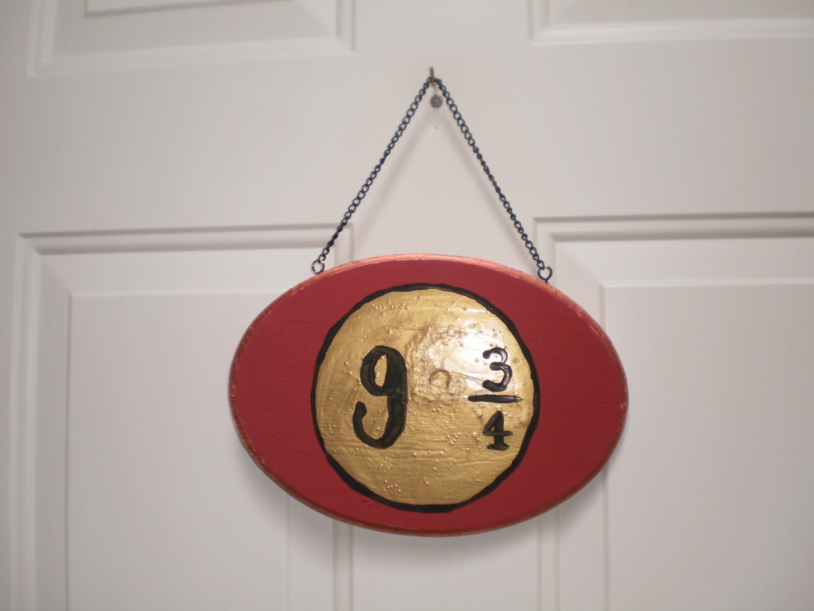 HarryPotterCraftersUnited: Platform 9 3/4 Sign