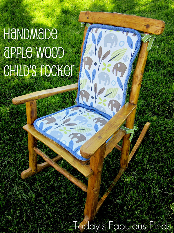 Today's Fabulous Finds: Childen's Handmade Rocking Chair