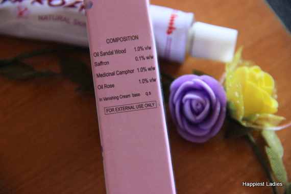 Imis Safrozan Natural Skin Care Cream Review & Benefits - Happiest Ladies