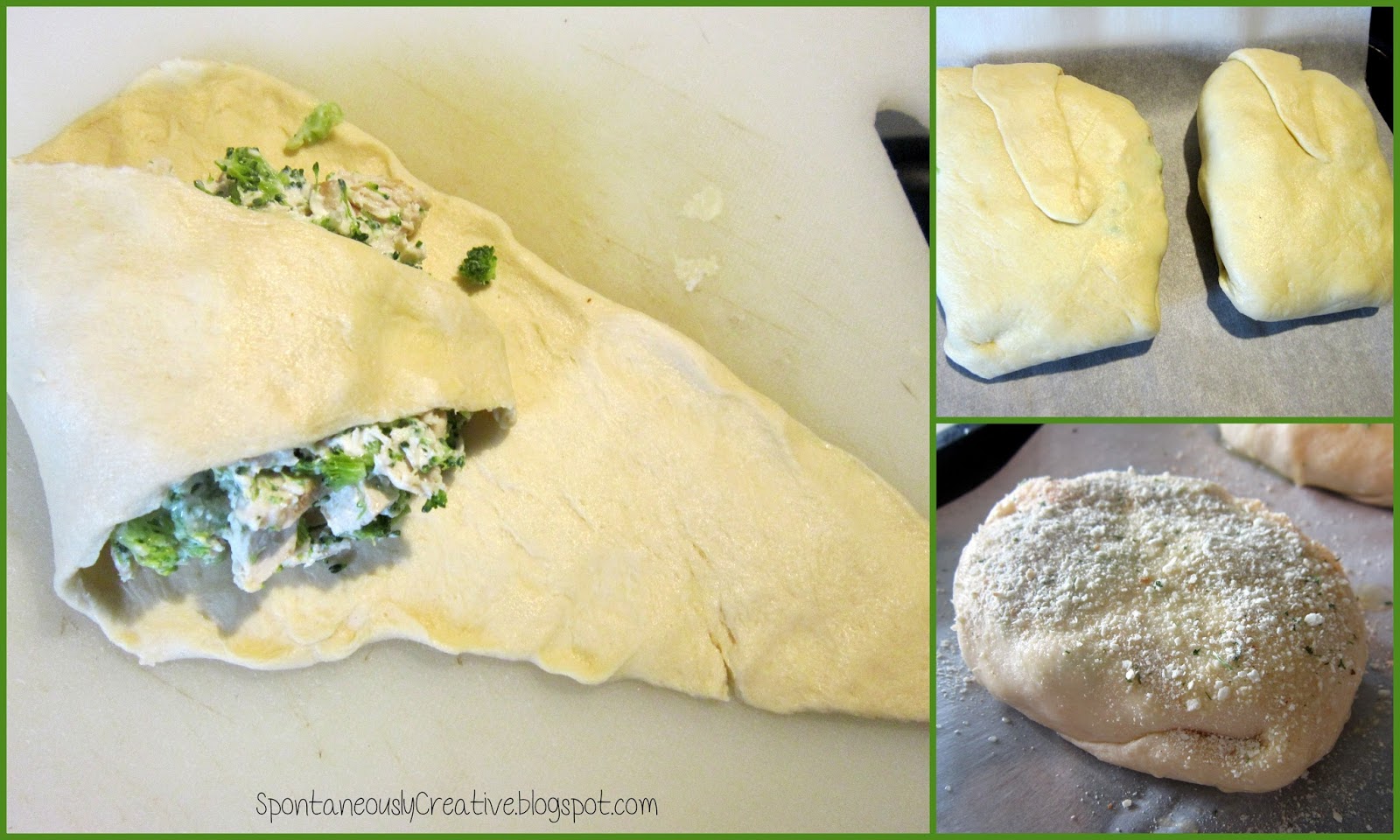 Spontaneously Creative: Creamy Chicken Pockets