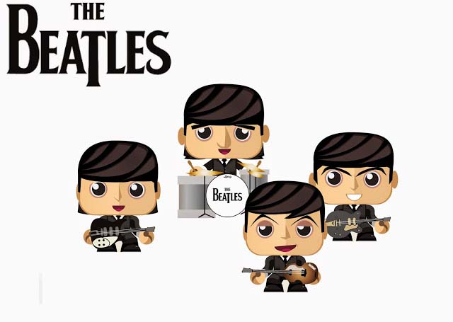 The Beatles Paper Toys | Paperized Crafts