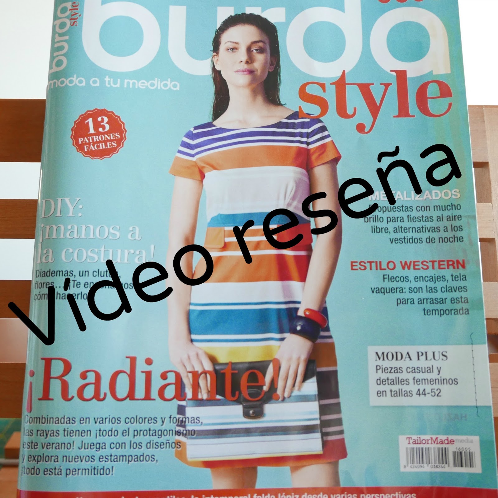 Vídeo reseña Mayo 2016 Burda Style ~ Moda en la Costura