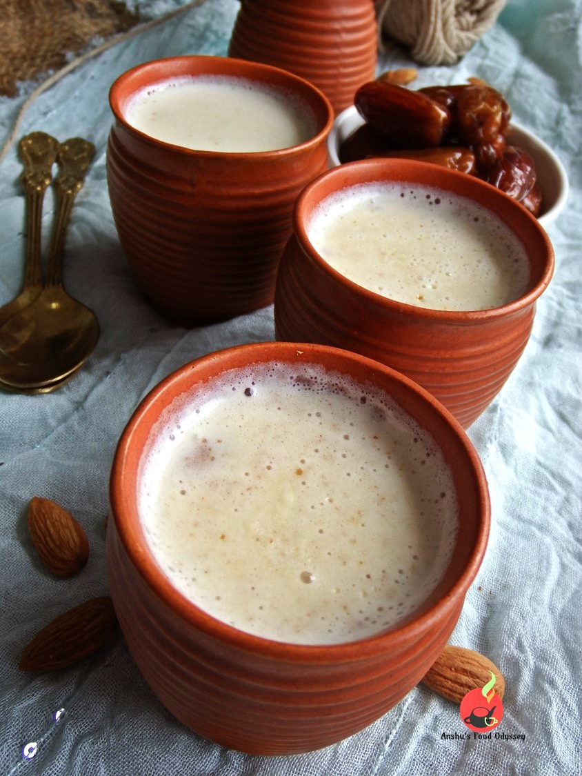 Dates and Almond Milk | Khajoor aur Badaam ka Doodh