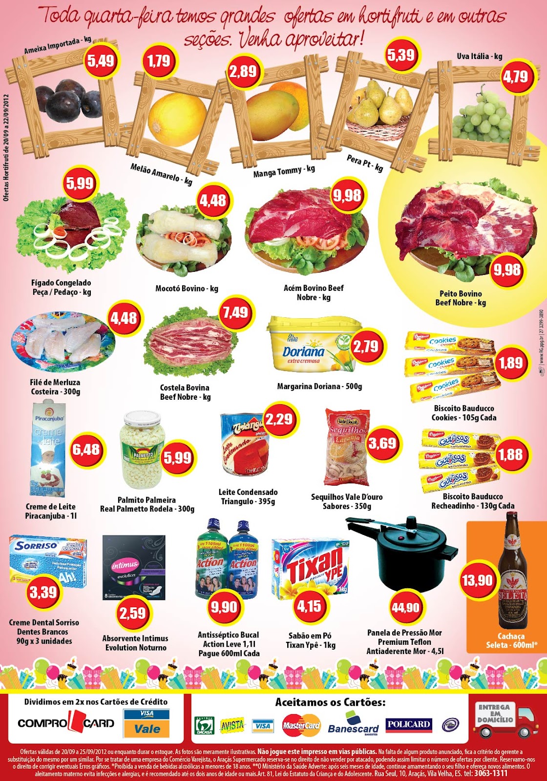 RG Marketing e Propaganda: Folheto Central de Compras Araçás