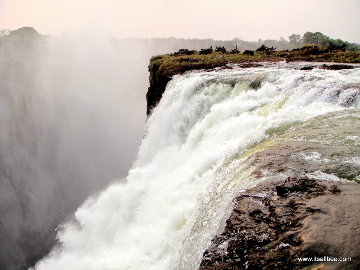 A Dip Into The Devil's Pool At Victoria Falls - ItsAllBee | Solo Travel ...