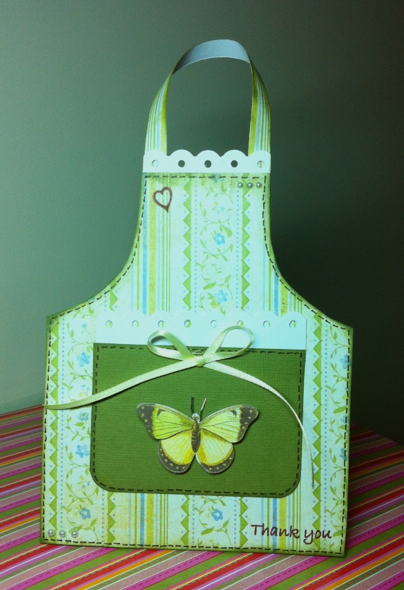 Apron Template For Card