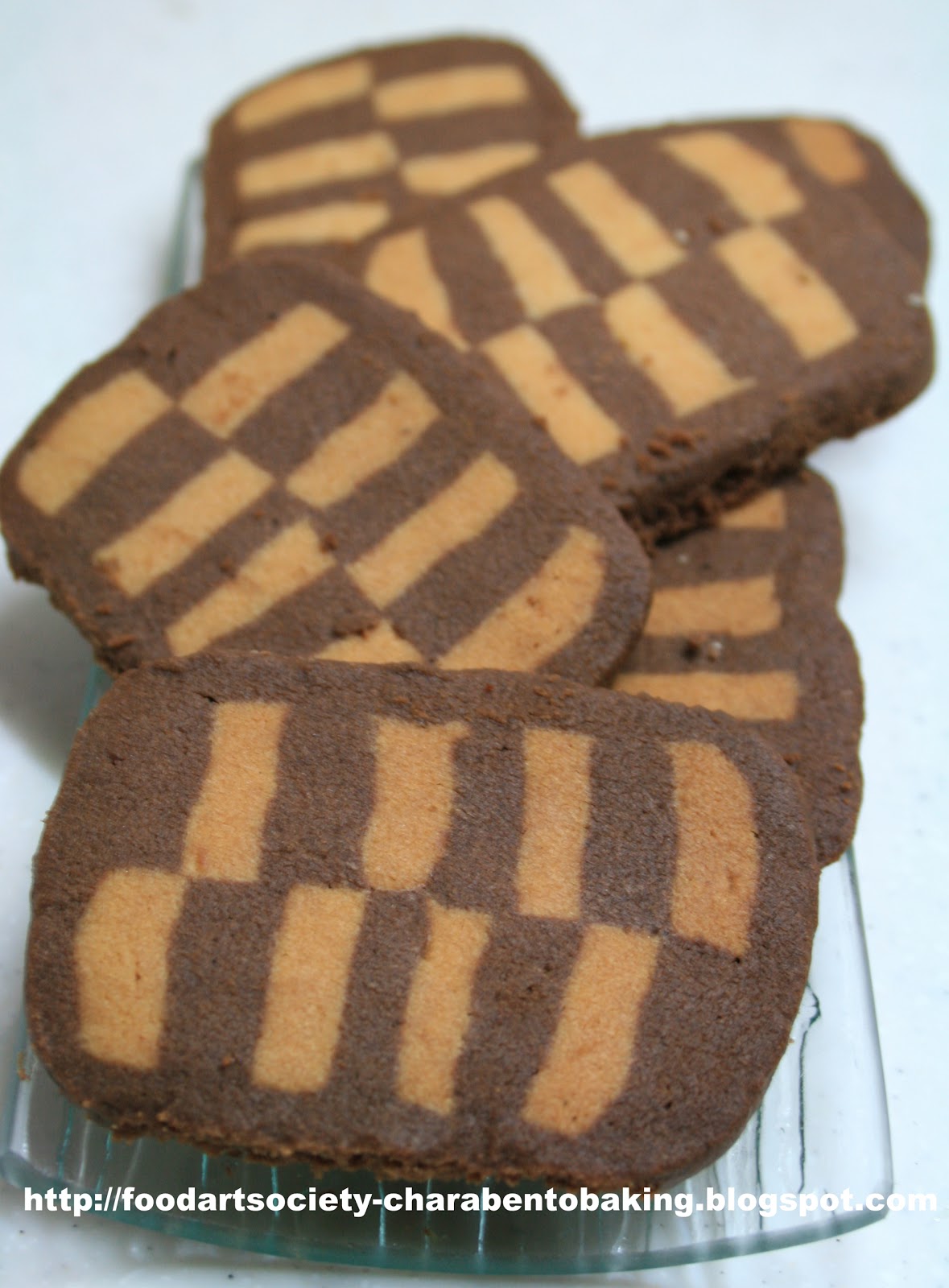 Checkers & Marble Chocolate Cookies