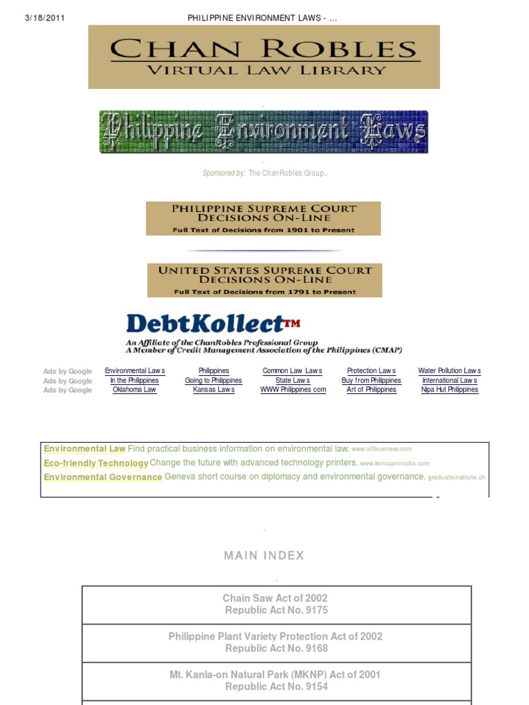 republic act 9003 - philippin news collections