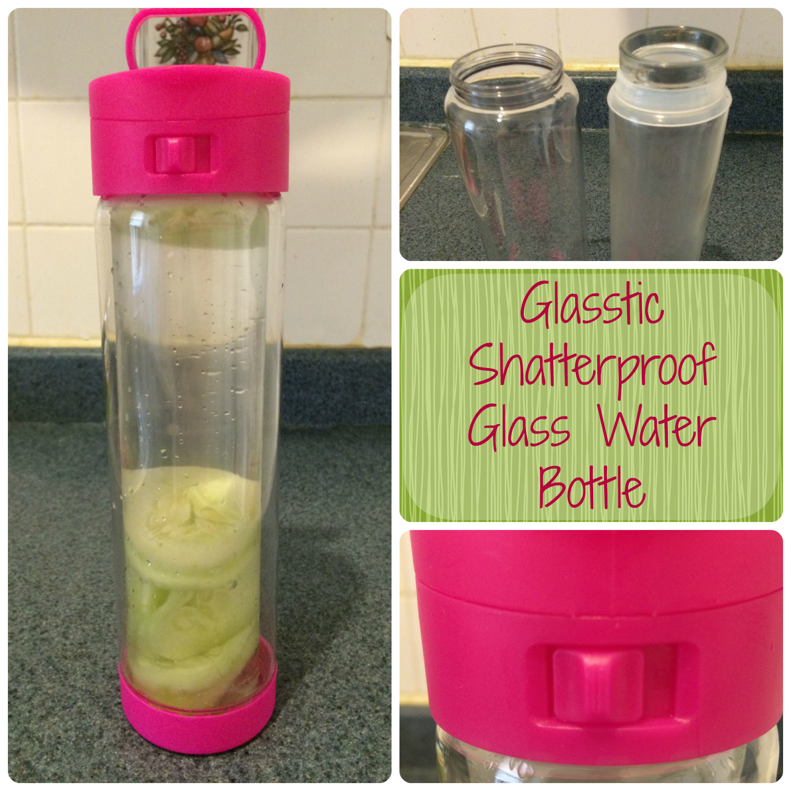 Glasstic Shatterproof Glass Water Bottle Review - First Time Mom and ...