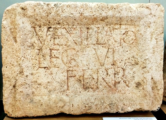 romanoimpero.com: LEGIO VI FERRATA