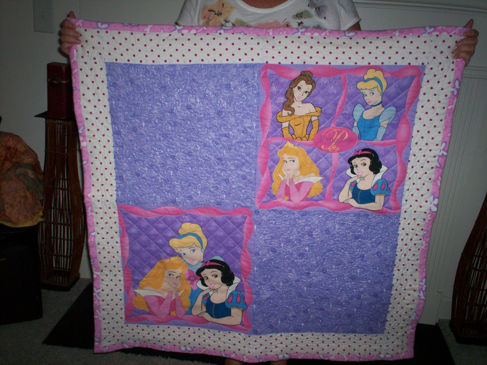 Sheila's Sew and Tell: Disney Princess Quilt