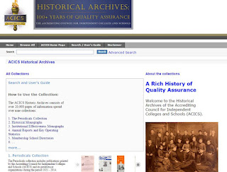 College History Garden: ACICS's Historical Archive for Private Career ...
