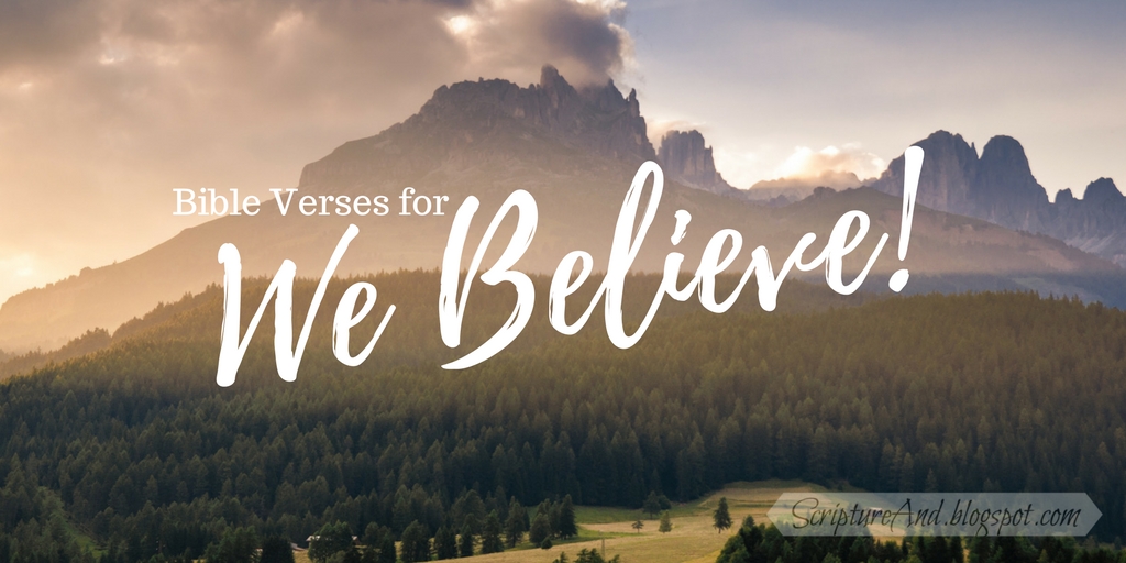 Bible Verses for Newsboys' We Believe