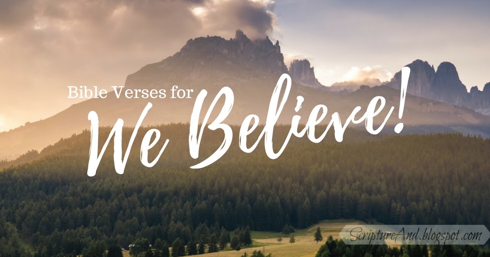 Bible Verses for Newsboys' We Believe