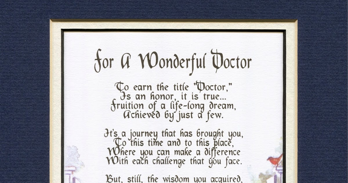 Genie's Poems: Doctor