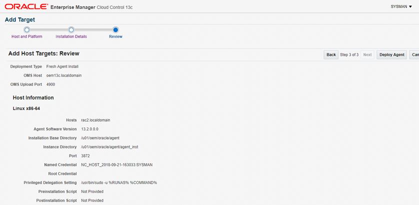 Oracle APPS DBA pieces: Installing OEM 13c and deployment of targets on ...