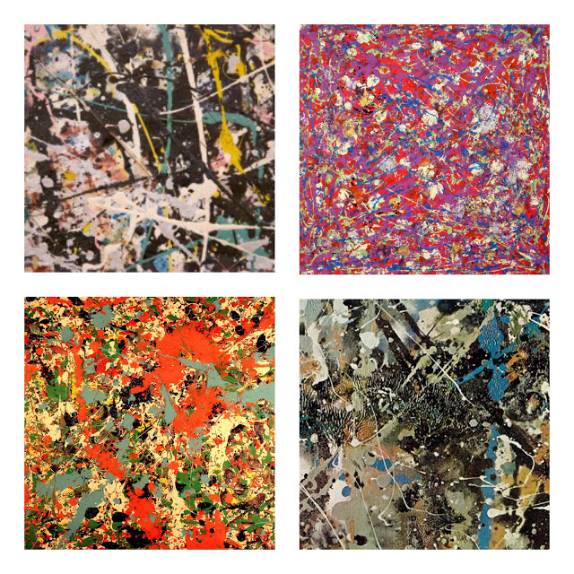 four artists who made history: Additional Photos of Pollock's Work