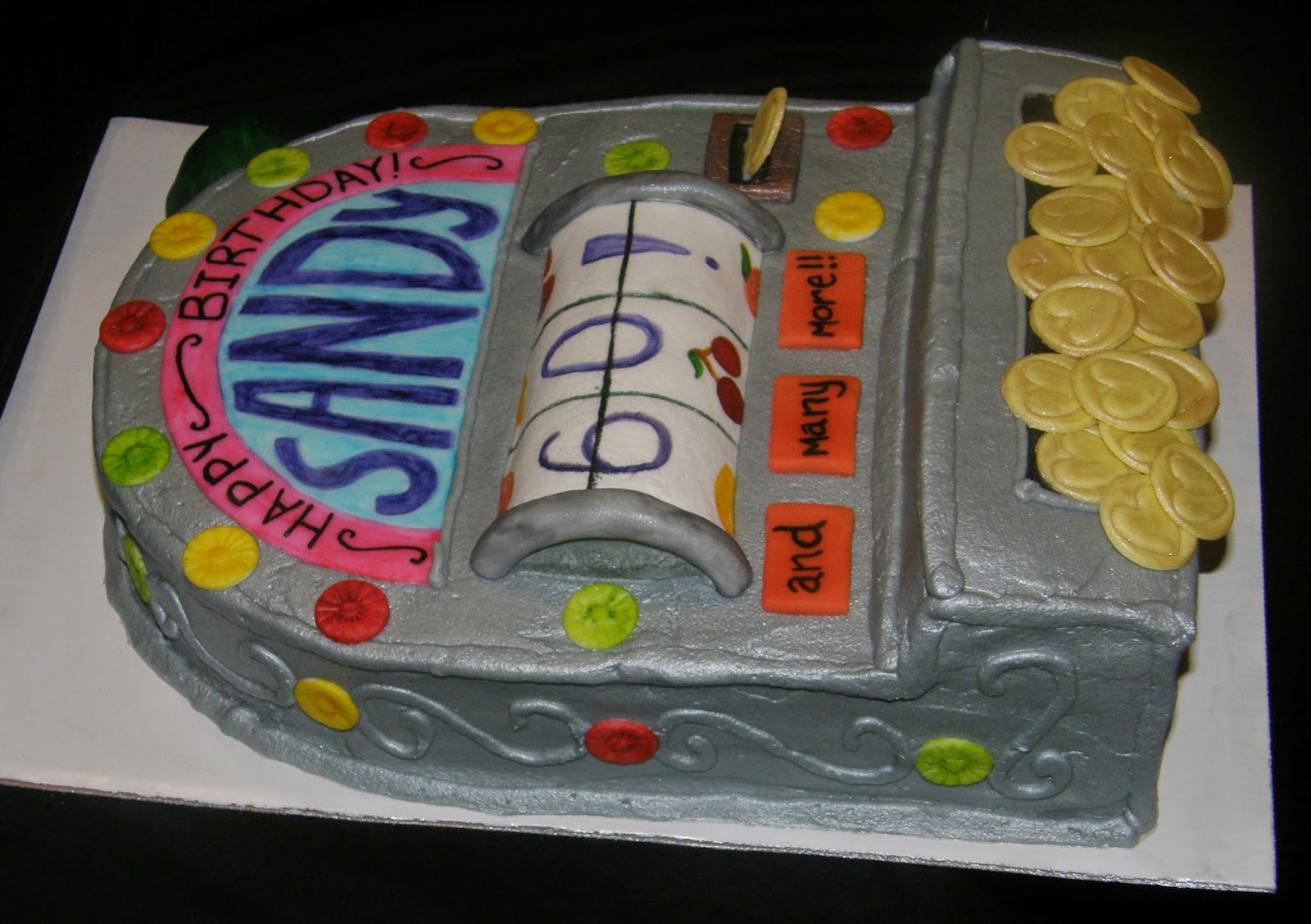Mrs. Lydia's Kitchen: Slot Machine Birthday Cake