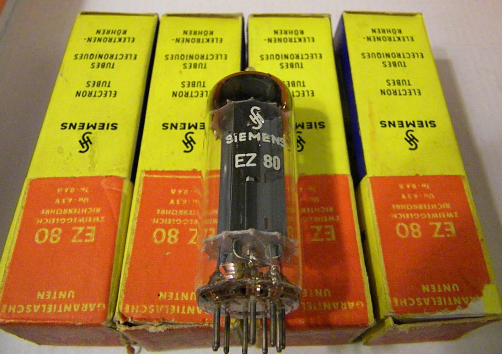 NOS Tube Store: Siemens Halske EZ80 / 6V4 1950's