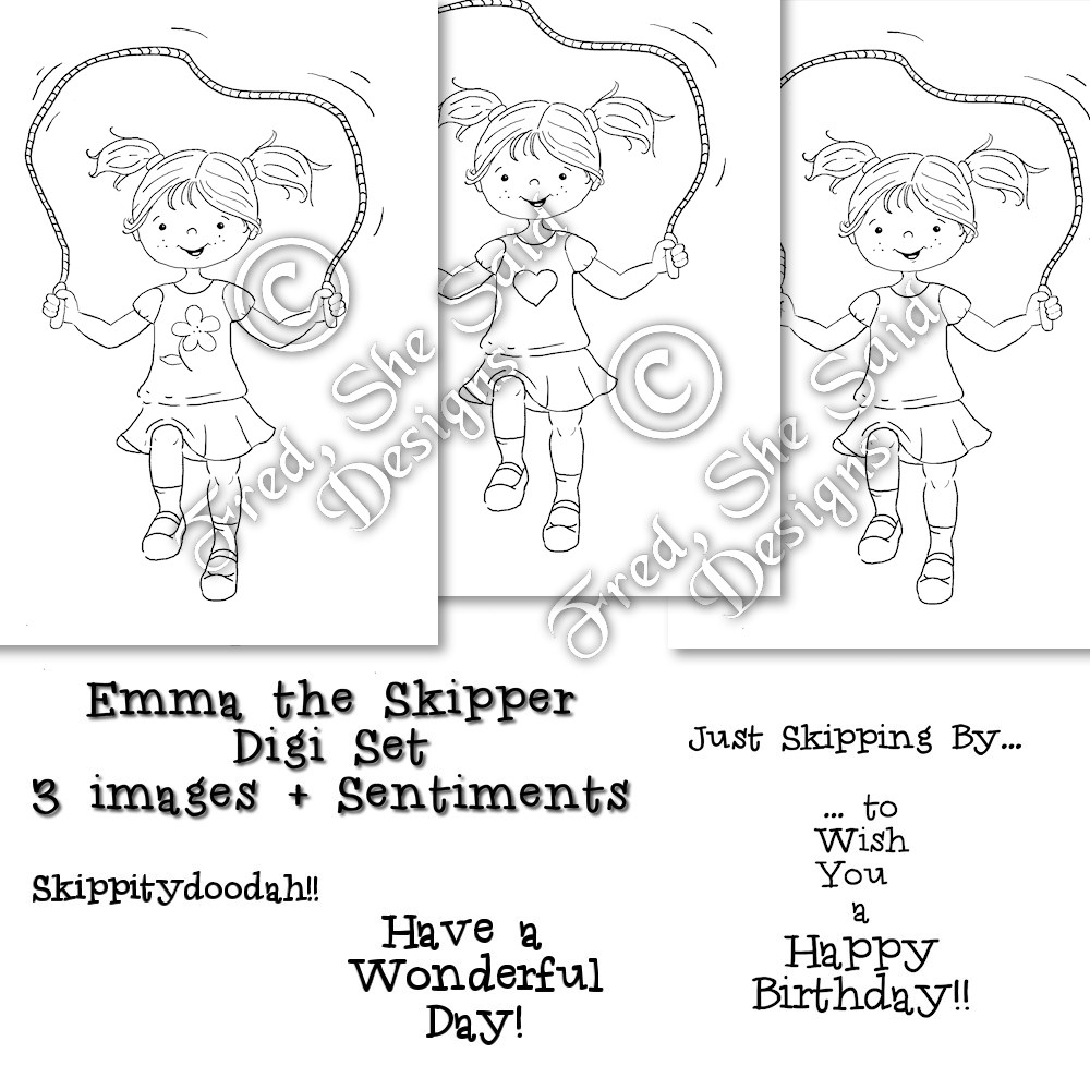 Fred, She Said Designs .... The Store: Emma The Skipper