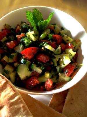 Gail's Healthy Home Cooking: Lebanese Salata