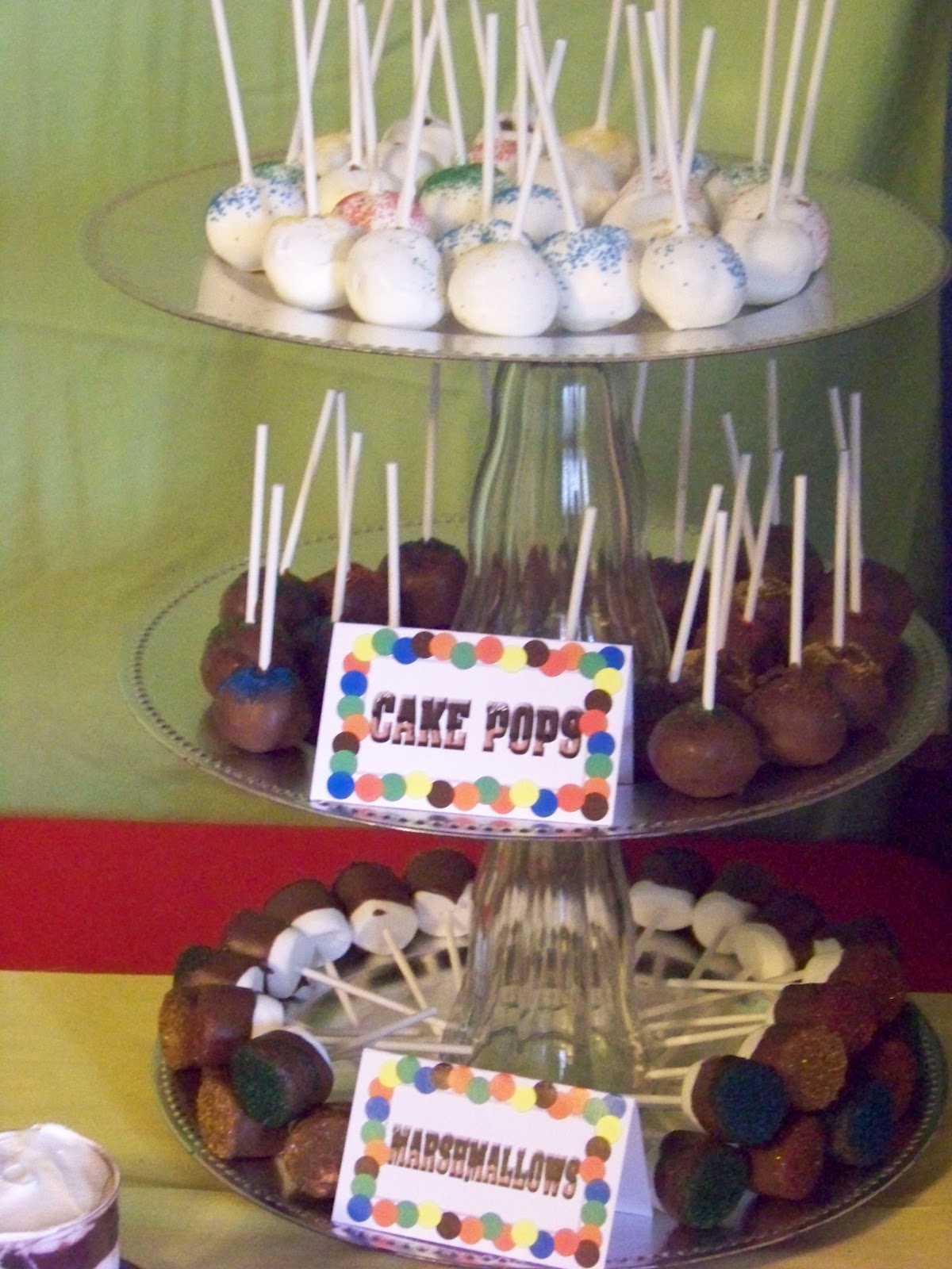 M&M Candy Dots Chocolate Birthday Party