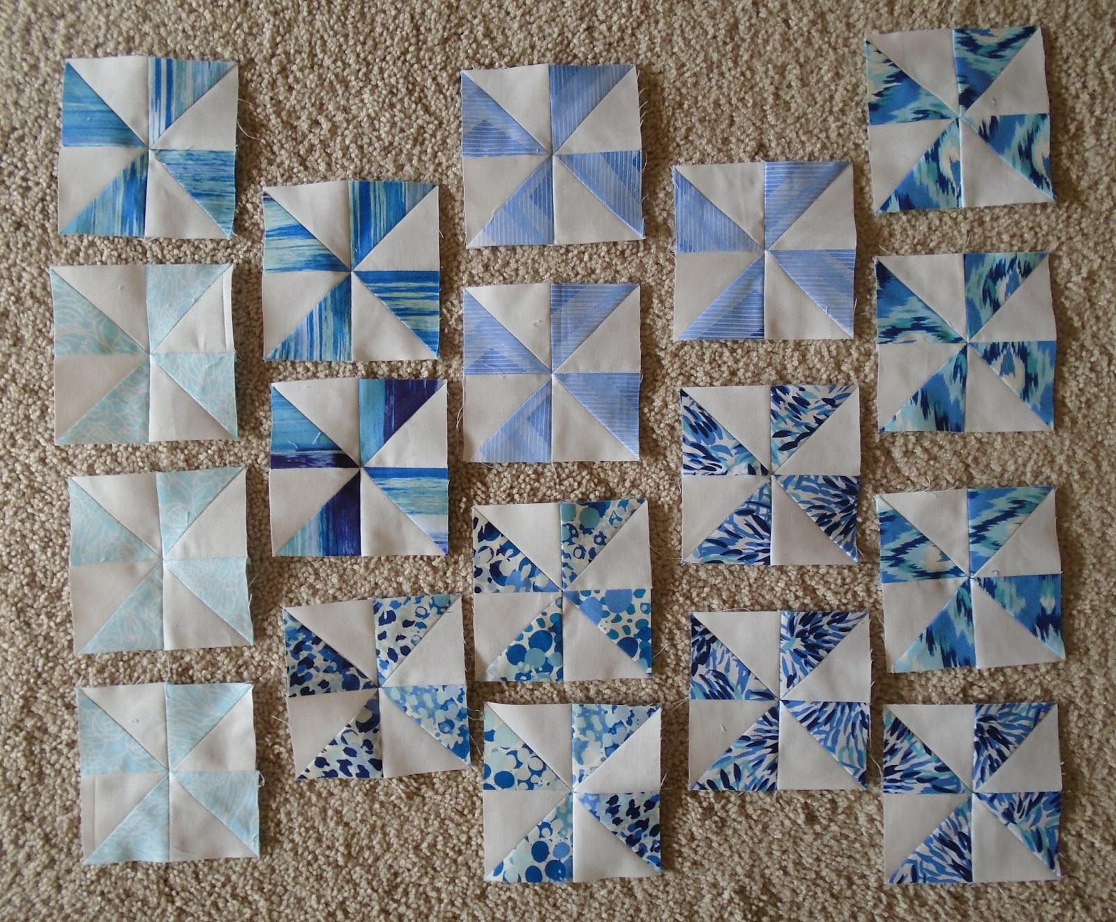 Little Bunny Quilts: Blue Breeze {WIP}