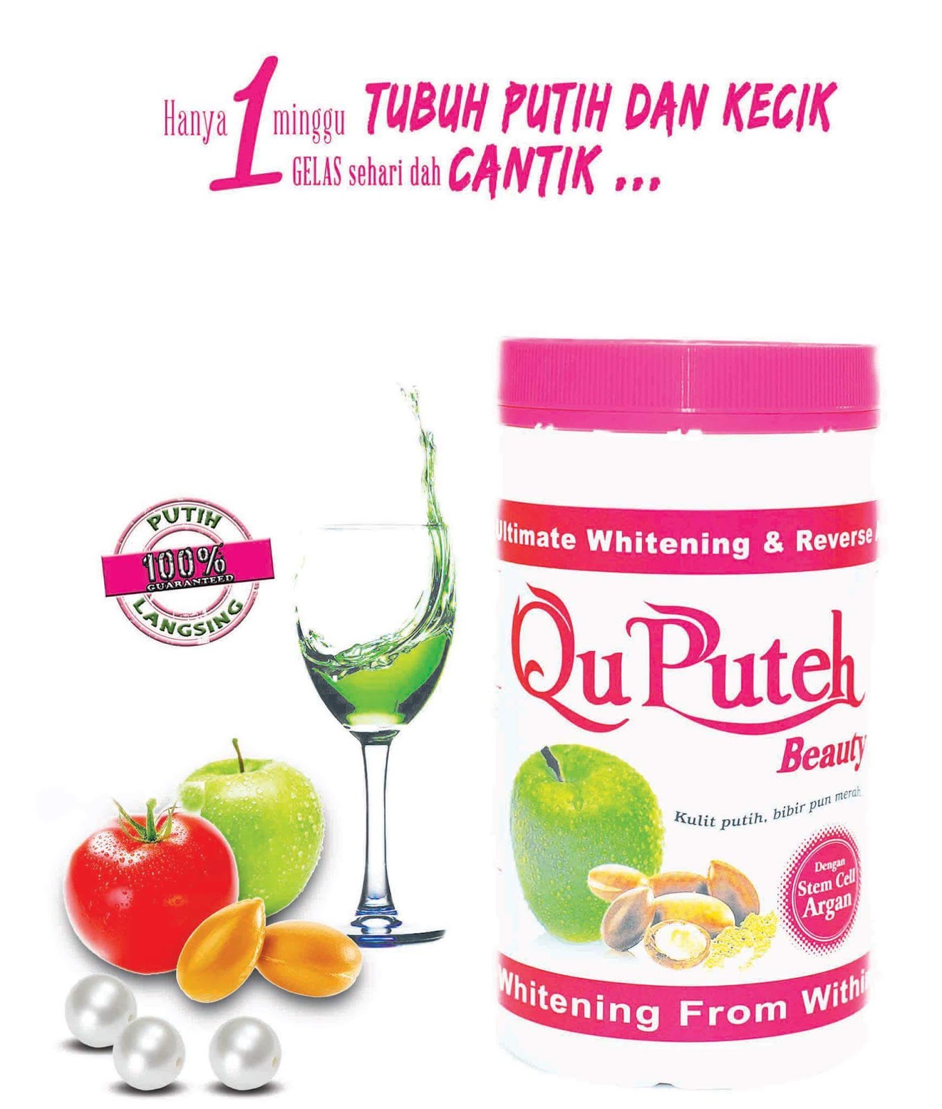 UMMI RIZQ E-STORE: Qu Puteh Drink