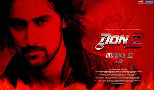 Don 2 Posters: Starring Shahrukh Khan, Priyanka Chopra, Kunal Kapoor | Bollywood Trendz
