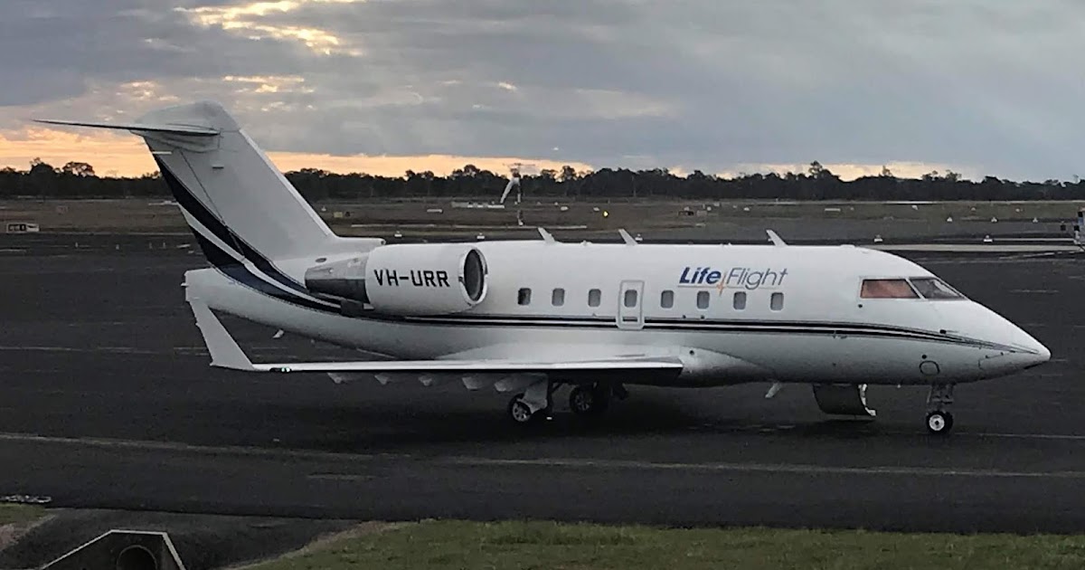 Central Queensland Plane Spotting: LifeFlight (Aeromed) Bombardier ...