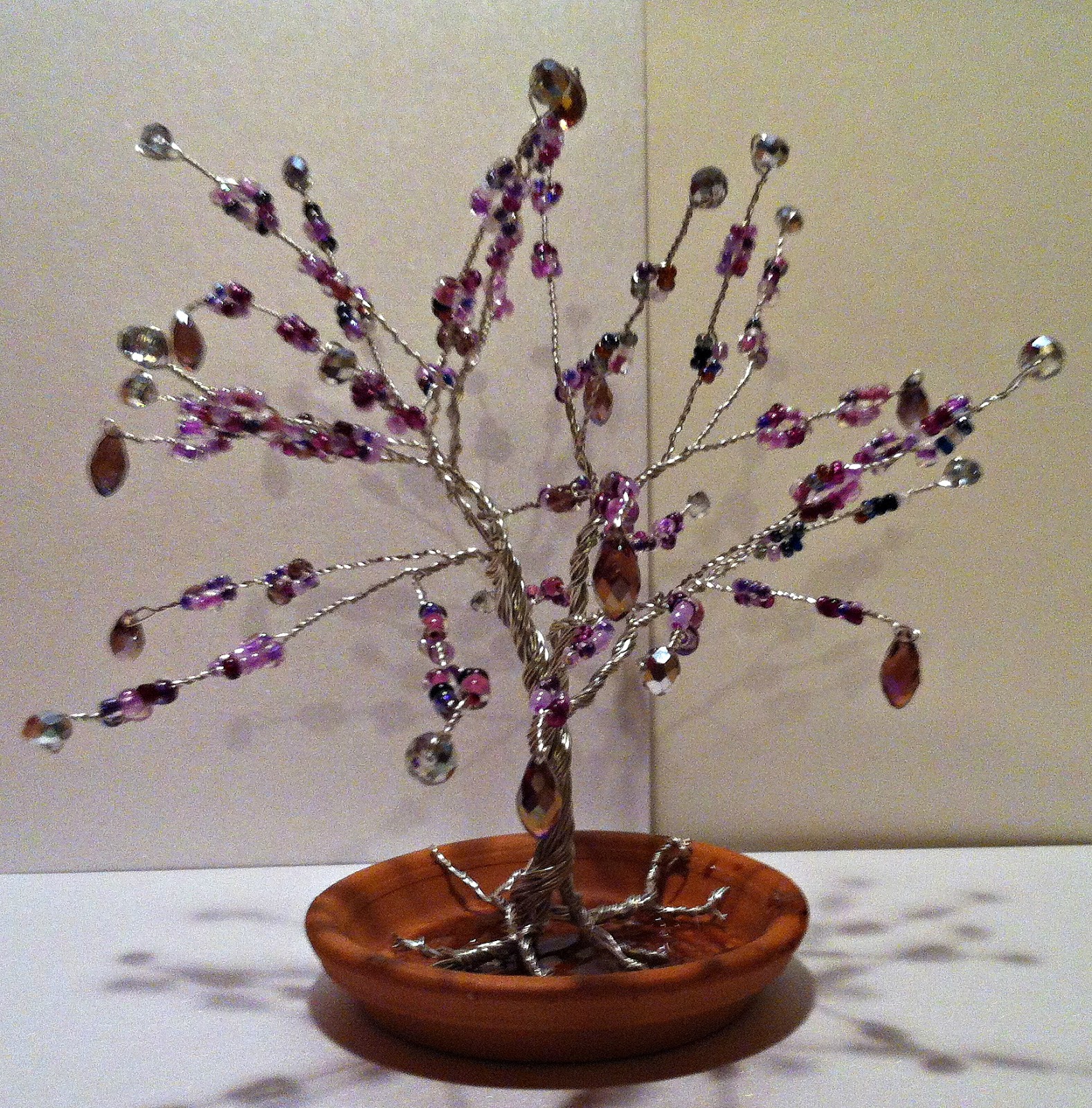 AngelusCrafts: Beaded Wire Trees