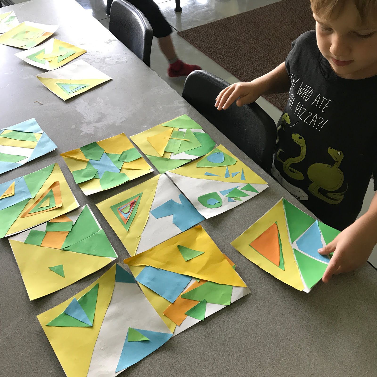 Mini Matisse: Collaborative Paper Quilt