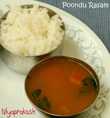 Niya's World: Garlic Rasam / Poondu Rasam (made of MTR Rasam Powder)