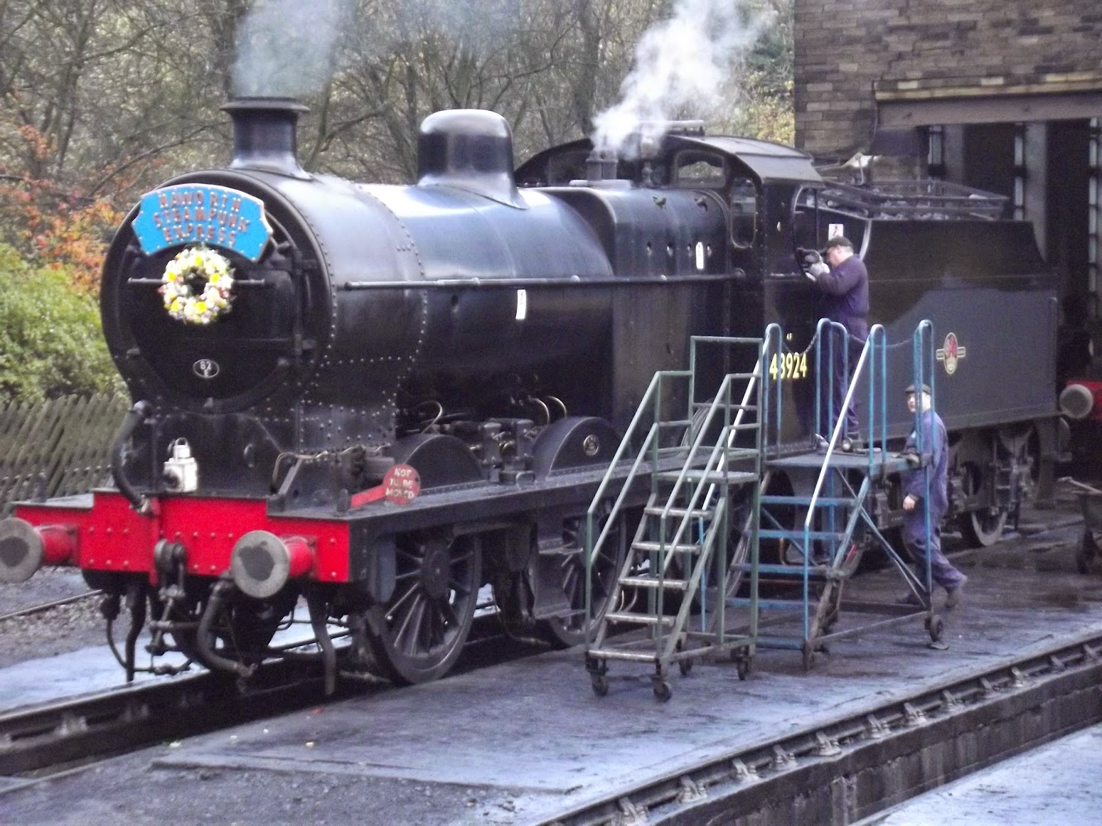 Steam Memories: Keighley Worth Valley Railway Howarth yard today 22/11