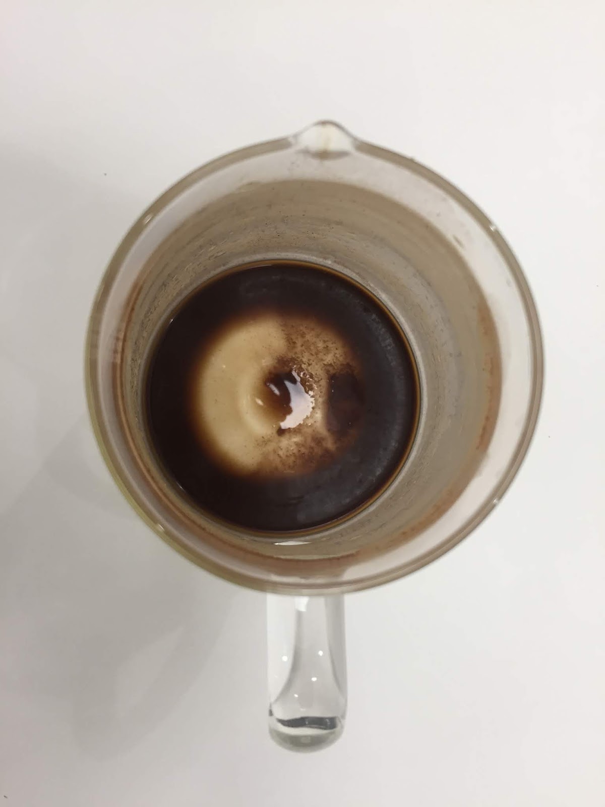 Taller café colado en frío