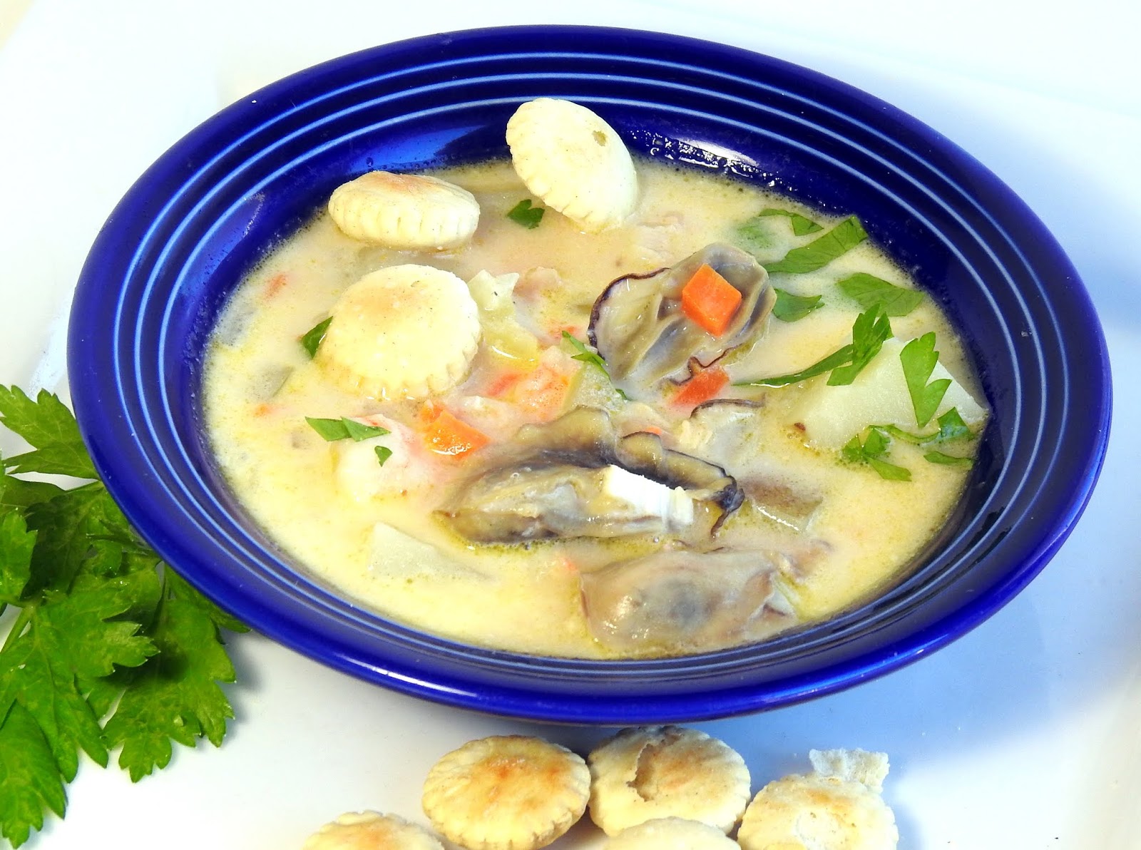 Kitchens Are Monkey Business: Shrimp And Oyster Chowder!