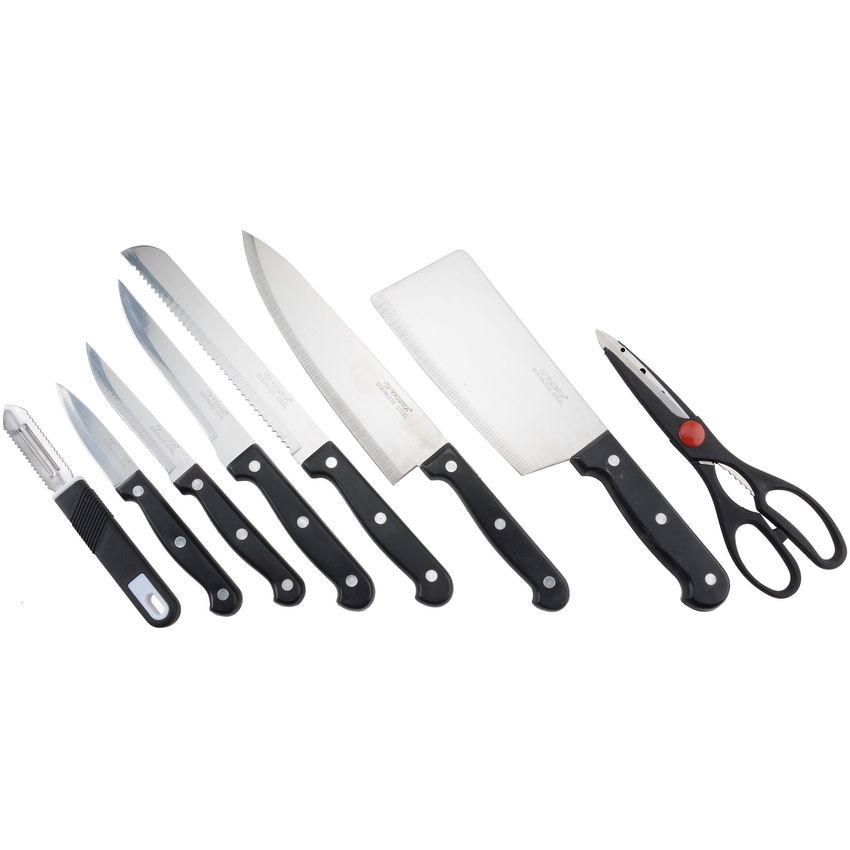 V920k Pisau Set Vicenza 10 Buah Stainless Steel Hitam Di Vicenza Shop Jual Vicenza Harga Grosir