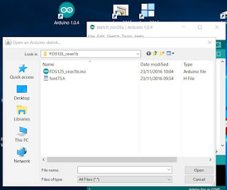 Arduino tehNiq: FDS-125 display with Arduino (2)