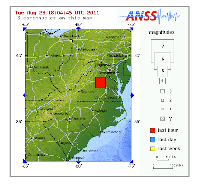 Suburban spaceman: DC Earthquake: Powerful tremor shakes region ...