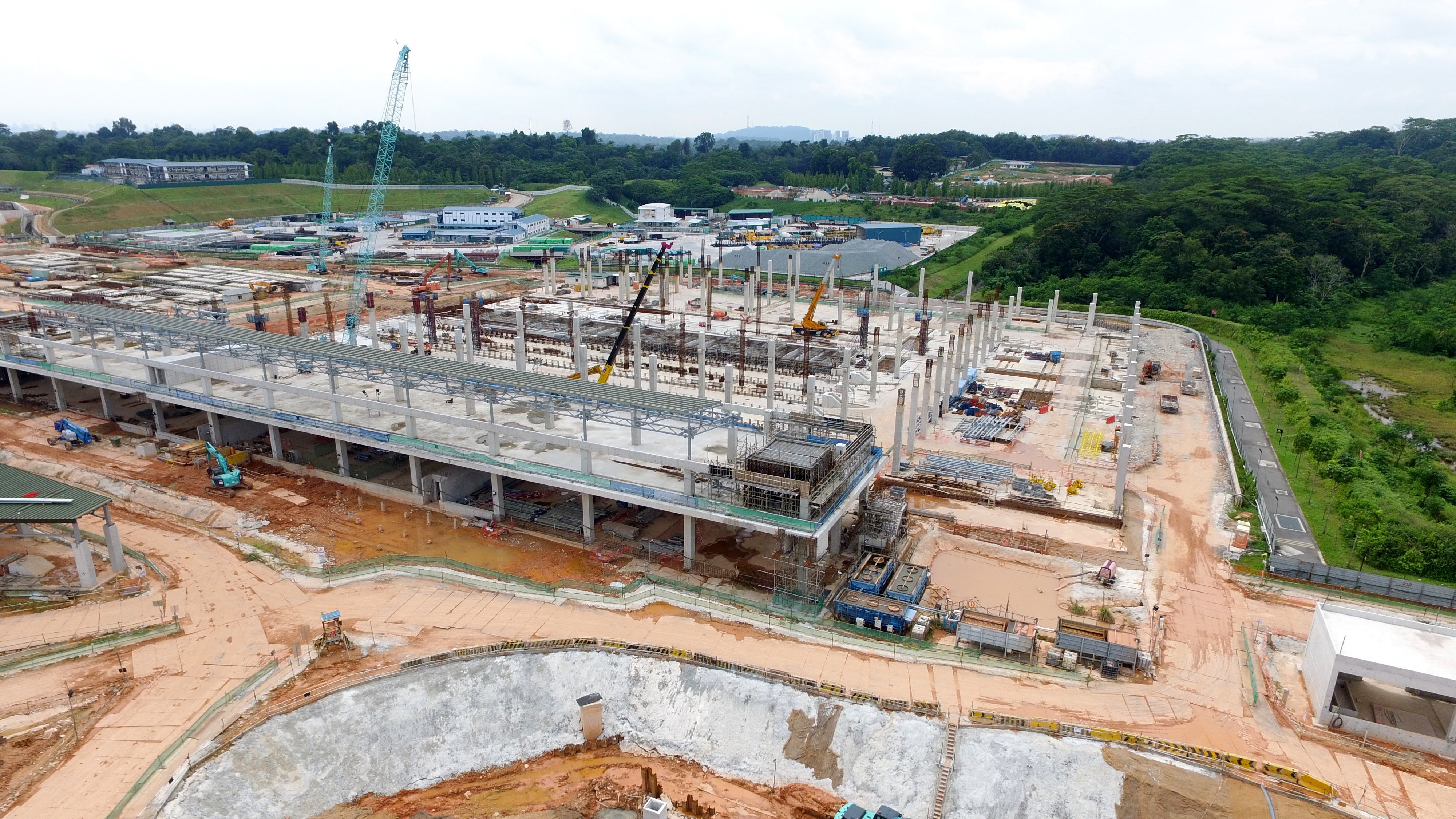 Thomson Line Construction: Mandai Depot - Trackwork Begins