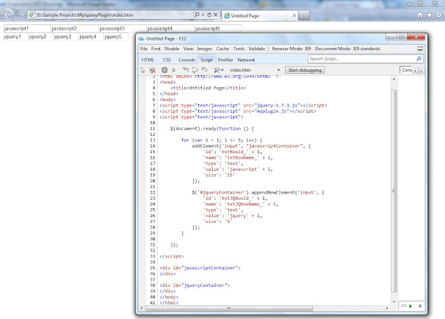 Scribbling On Work Dynamically Adding New Html Elements Using Jquery