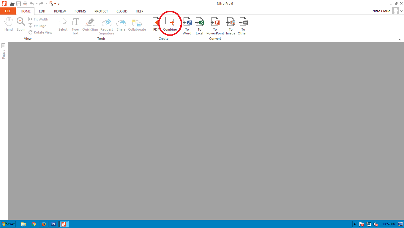 Cara Menggabungkan Banyak File PDF Dengan Program Nitro Pro 7 ...