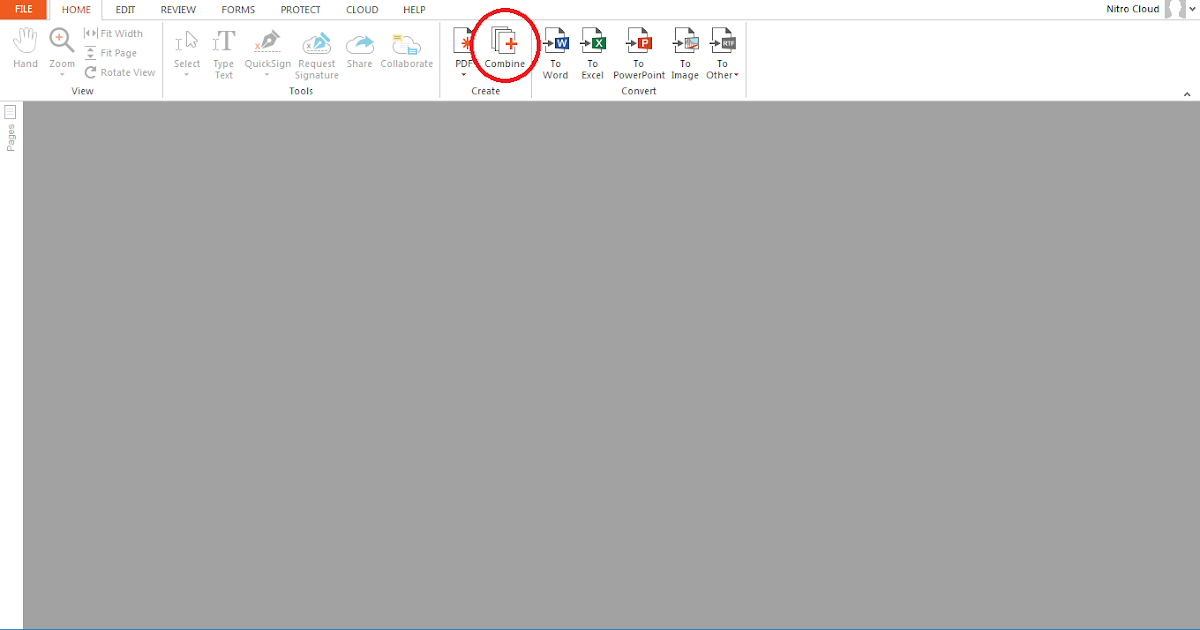 Cara Menggabungkan Banyak File PDF Dengan Program Nitro Pro 7 ...