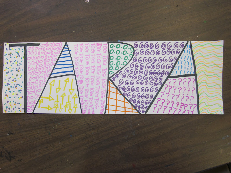 The Art Teacher's Closet: In the Art Room - Line Design