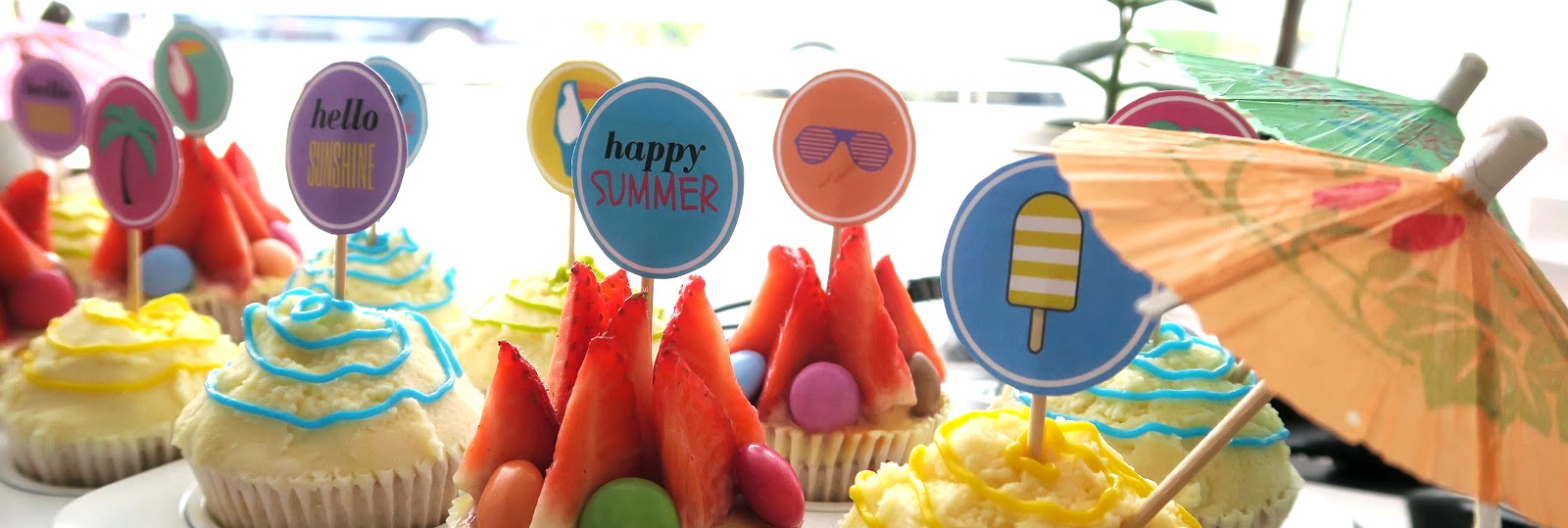 Summer toppers FREE PRINTABLE | mamaisdreaming.blogspot.co.uk