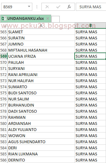 Cara Praktis Memasukkan Nama dan ALamat pada Label Undangan di MS Word ...